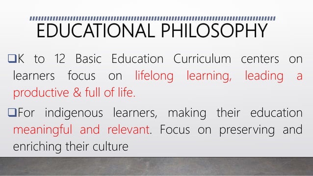 Indigenous Peoples Education Curriculum Framework | PPTX