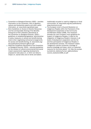 Indigenous peoples guidance note | PDF
