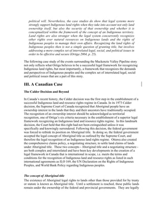 Indigenous peoples land and resource rights | PDF