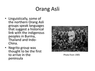 Indigenous peoples of malaysia | PPTX