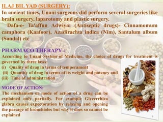 UNANI MEDICINES | PPTX