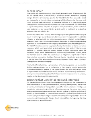 Indigenous relations and free prior and informed consent in the mining ...