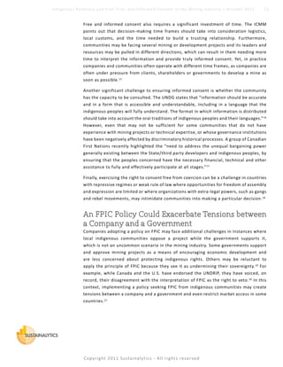Indigenous relations and free prior and informed consent in the mining ...