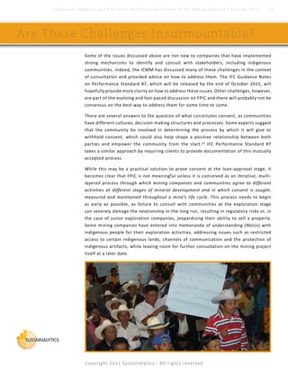 Indigenous relations and free prior and informed consent in the mining ...
