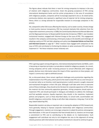 Indigenous relations and free prior and informed consent in the mining ...