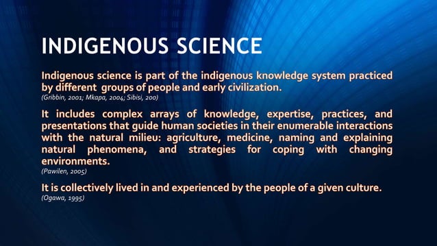 Indigenous Science Technology in the Philippines.pptx | Science