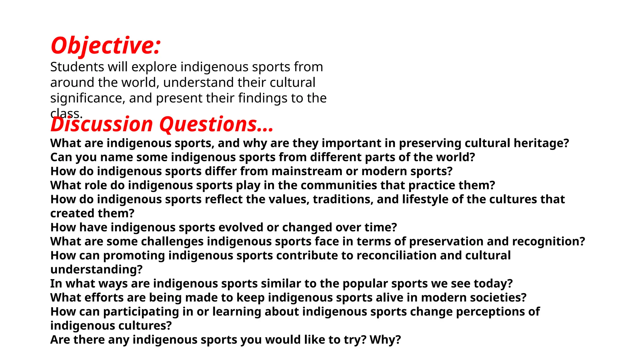 Indigenous Sports for Grade 10 Global perspectives .pptx