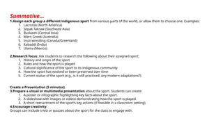 Indigenous Sports for Grade 10 Global perspectives .pptx | Lacrosse ...