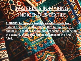 indigenouses textiles in the Philippines | PPT