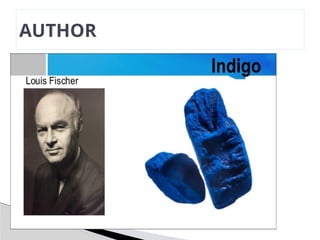 INDIGO Class 12 ENGLISH, Dav Chandrasekharpur | PPTX