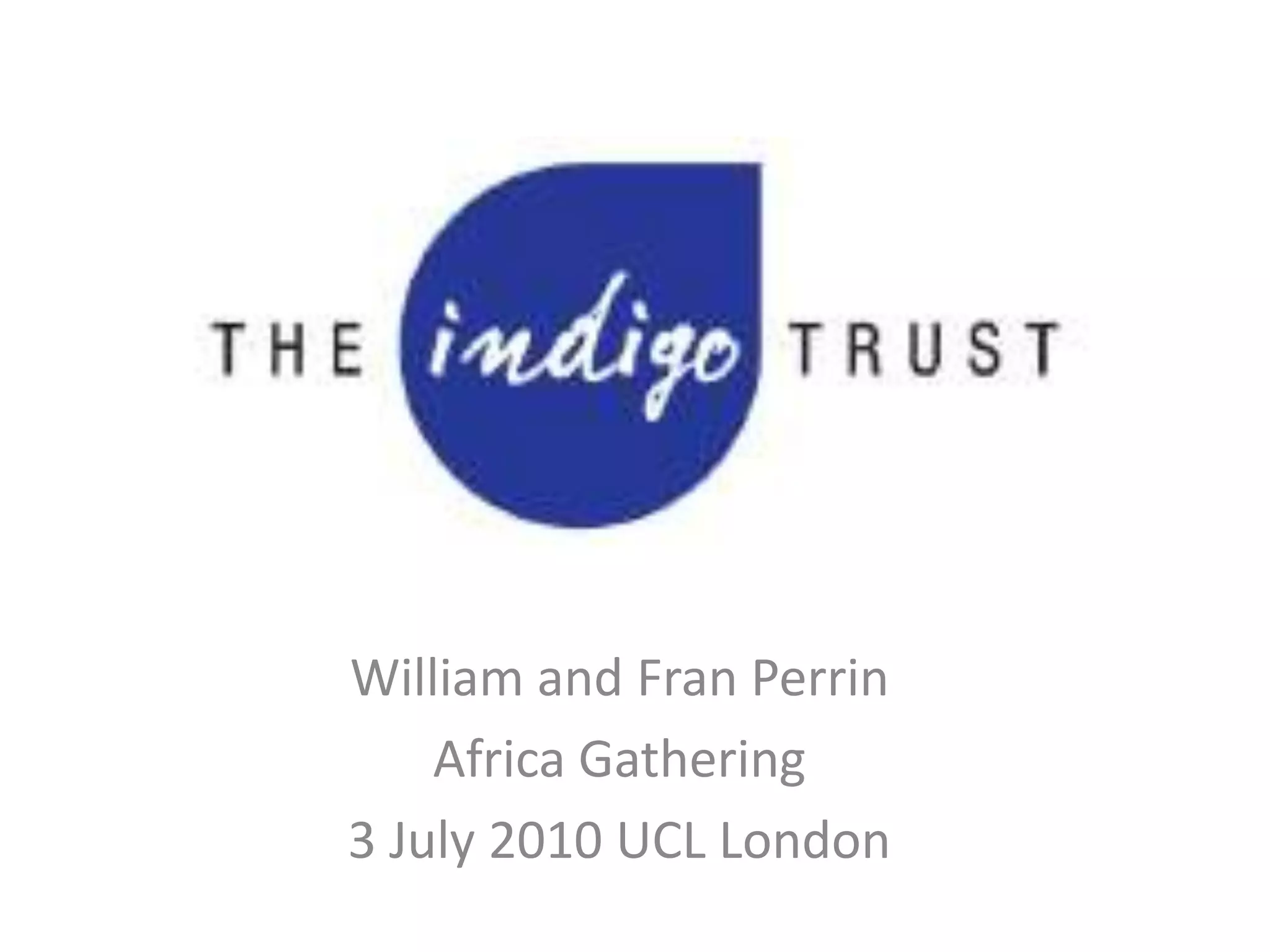 Indigo africa gathering | PPTX