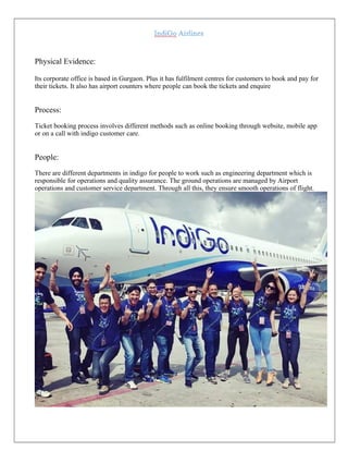 Indigo airlines report | DOC