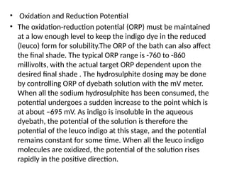 Indigo dyeing Presentation (2).pptx as dye | PPTX
