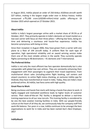 Indigo final report | DOC