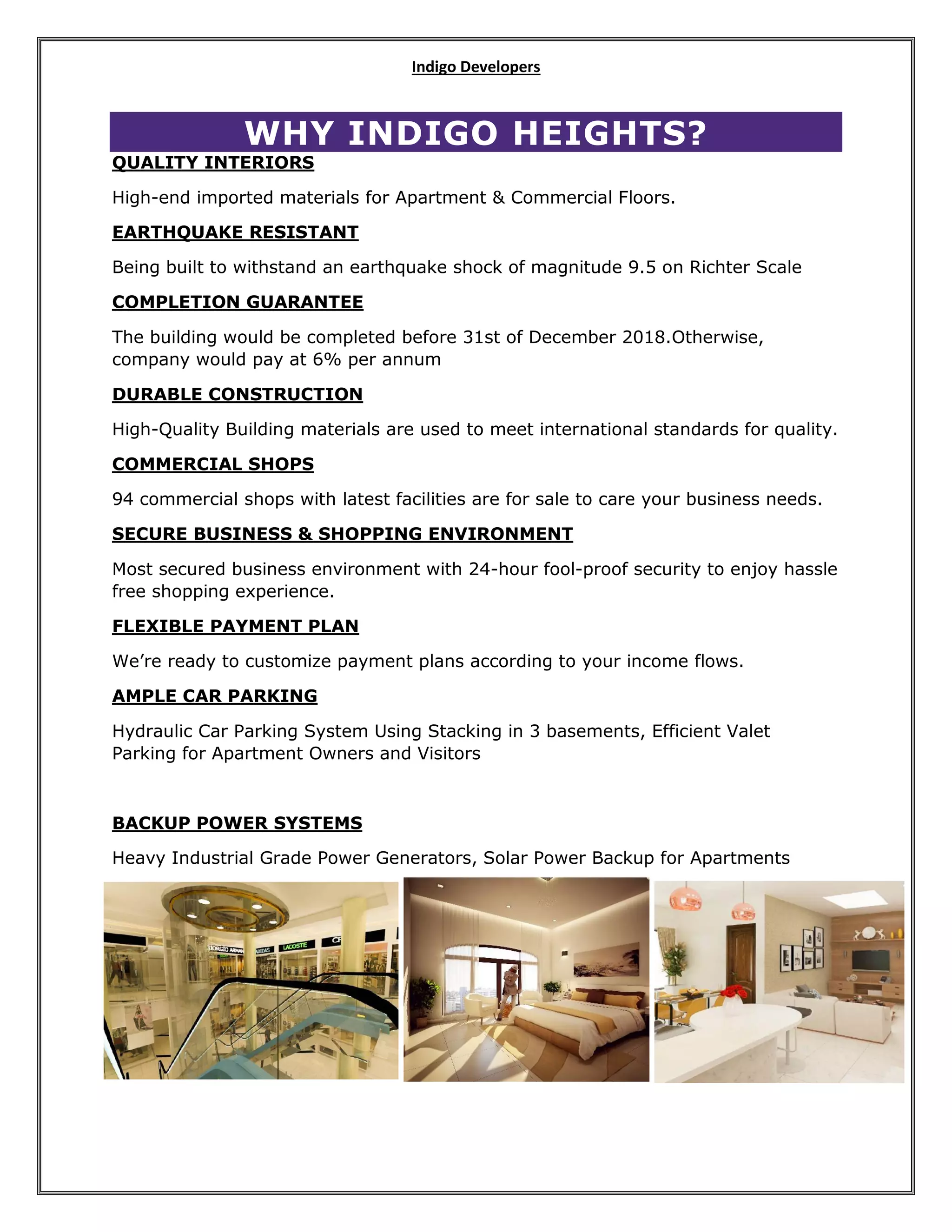 Indigo heights | PDF