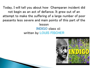 Indigo part ii | PPSX