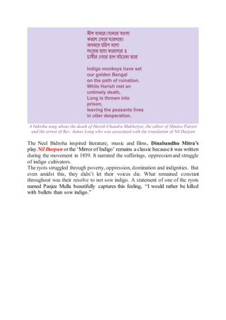 Indigo Revolt in Bengal | DOCX