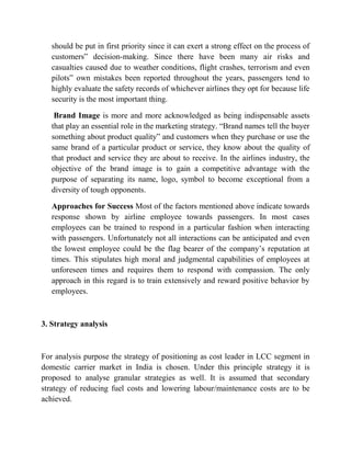 Indigo strategy execution plan short | PDF | Air Travel | Travel Type