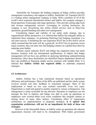 Indigo strategy execution plan short | PDF | Air Travel | Travel Type