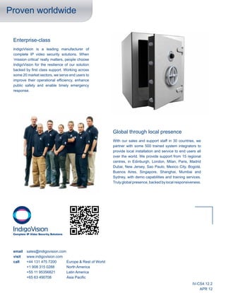Indigo Vision - Complete Solution Portfolio | PDF