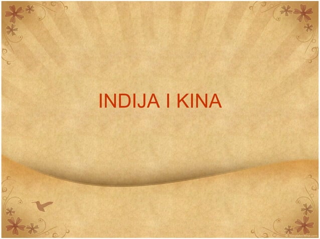 Indija i kina | PPT