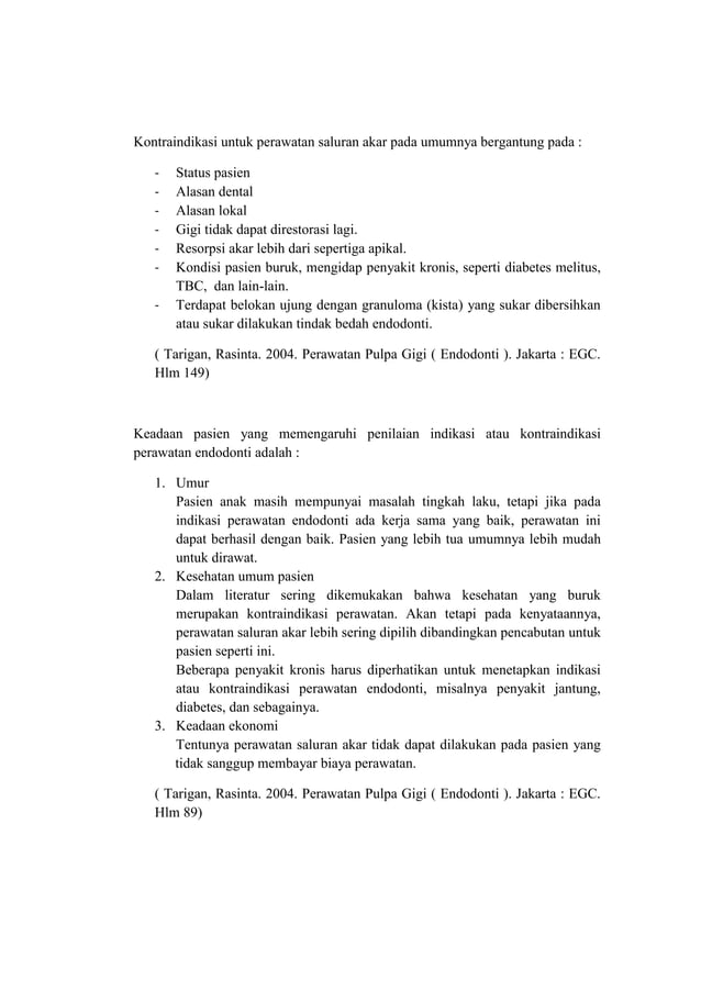 Indikasi dan kontraindikasi psa | DOCX