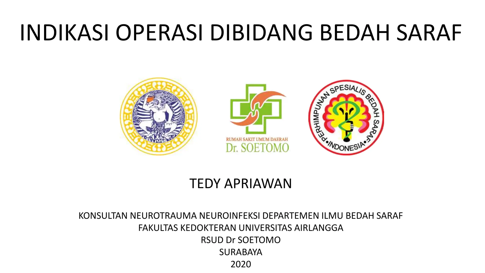 Indikasi Operasi Bedah Saraf.pptx