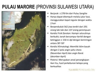 Indikasi Program Pembangunan 4 Pulau-Pulau Kecil Terluar (Marore ...