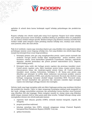 Indikator-Indikator Senyawa Pada Kejadian Stres Tanaman - PT Indogen Intertama.pdf