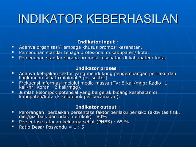 indikator program bidang promosi kesehatan.ppt