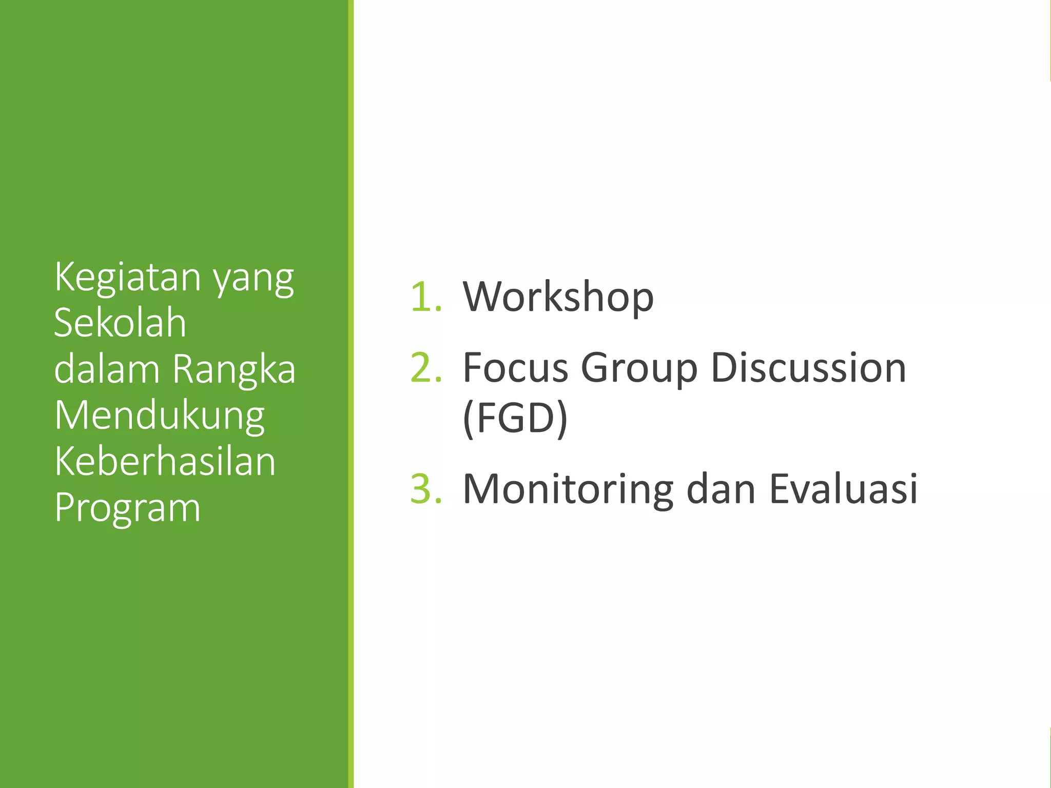 Indikator keberhasilan program sma double track | PPTX