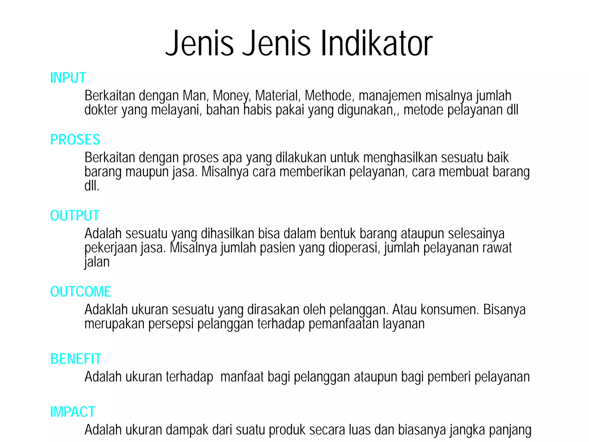 Indikator kinerja rs | PDF