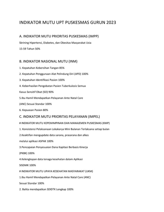 INDIKATOR MUTU UPT PUSKESMAS GURUN 2023.docx