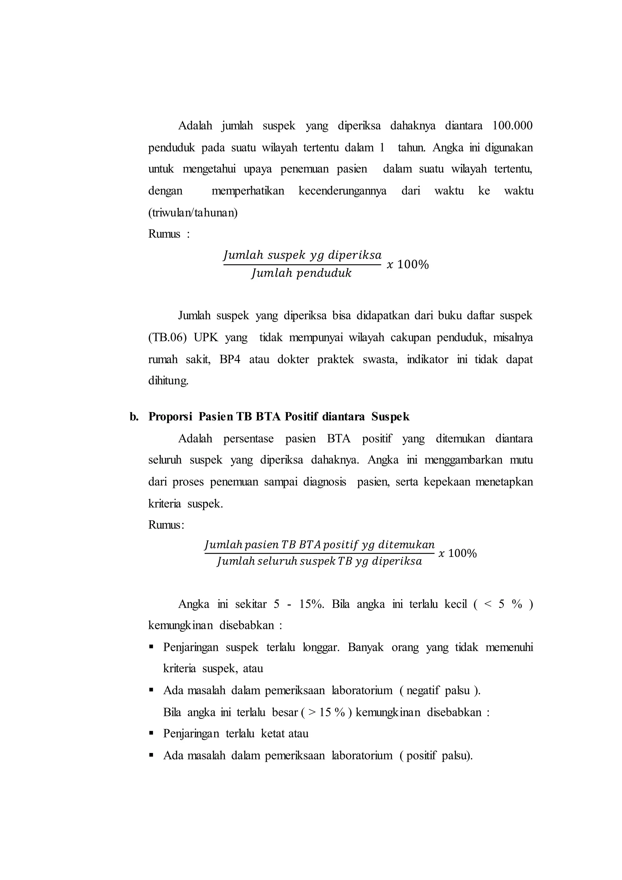 Indikator nasional penanggulangan tb | DOCX