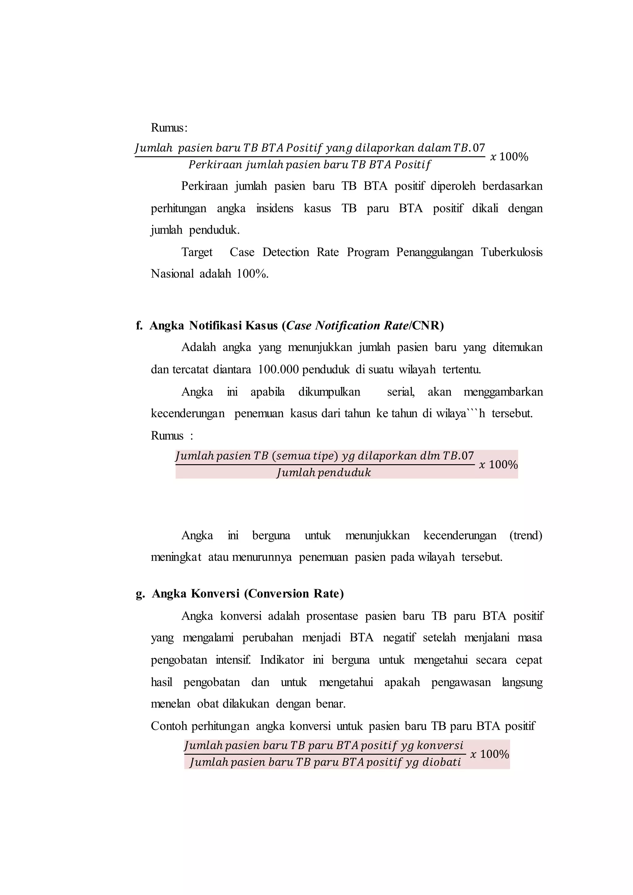 Indikator nasional penanggulangan tb | DOCX