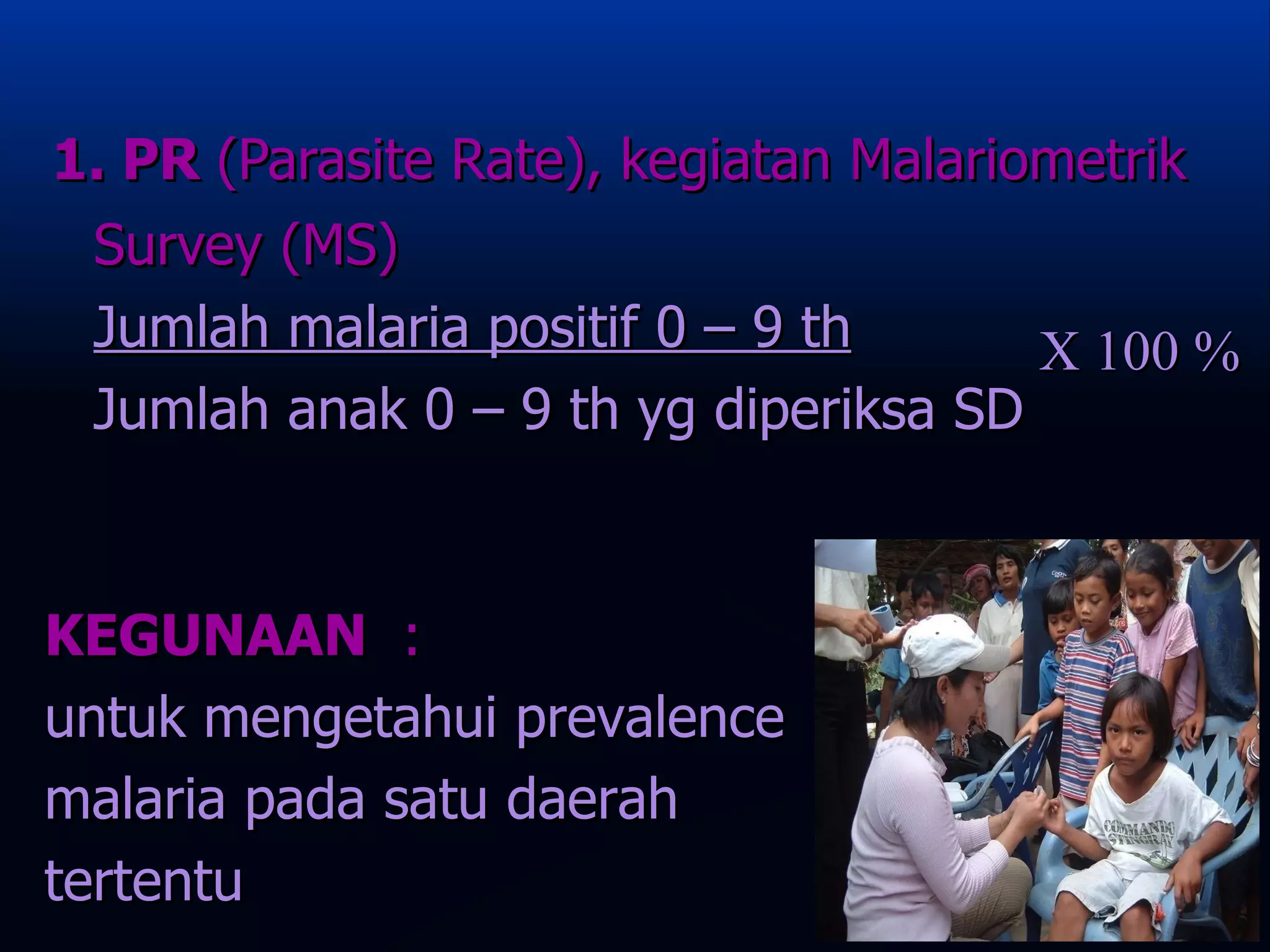 Indikator program malaria | PPT