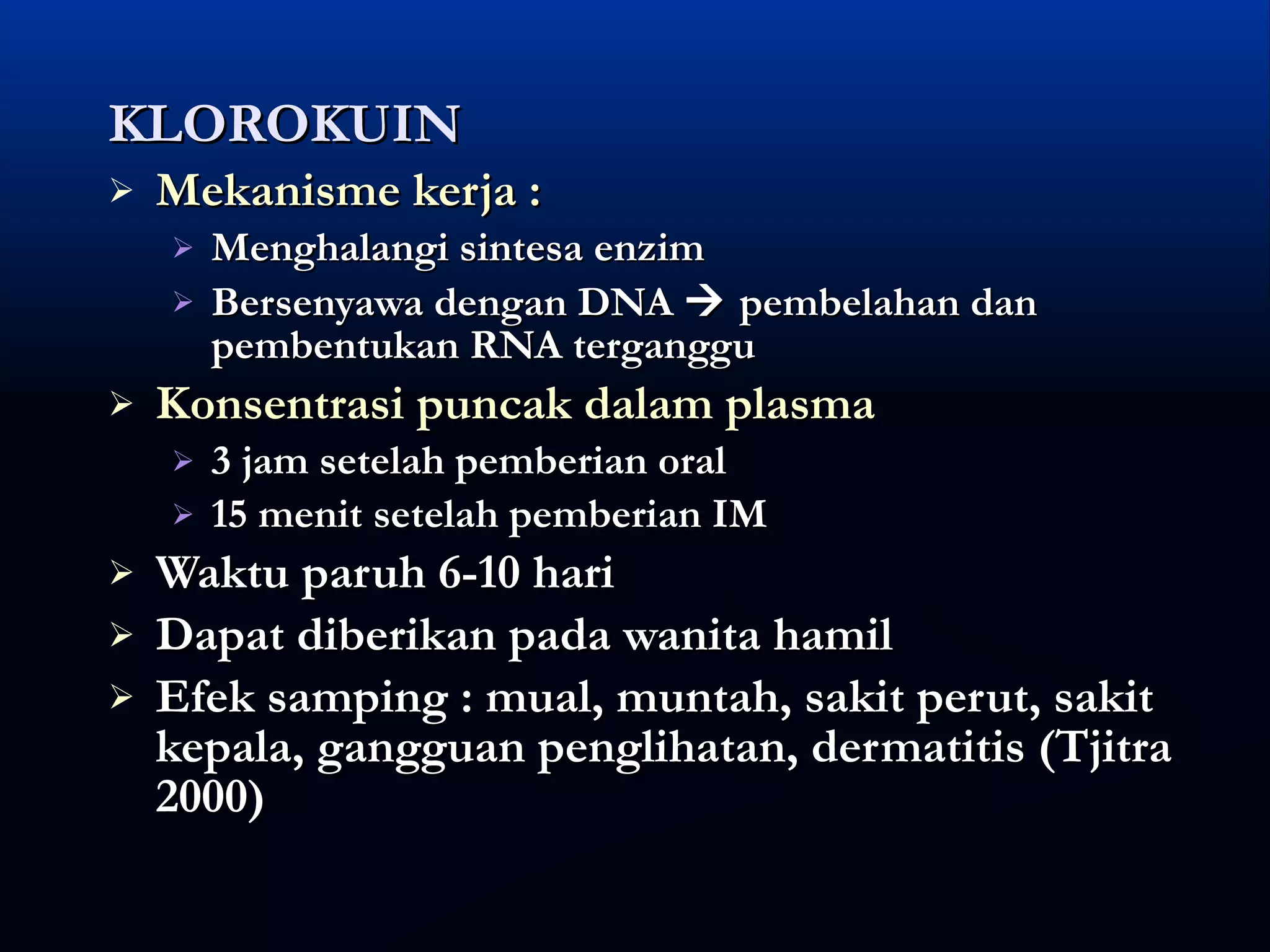 Indikator program malaria | PPT