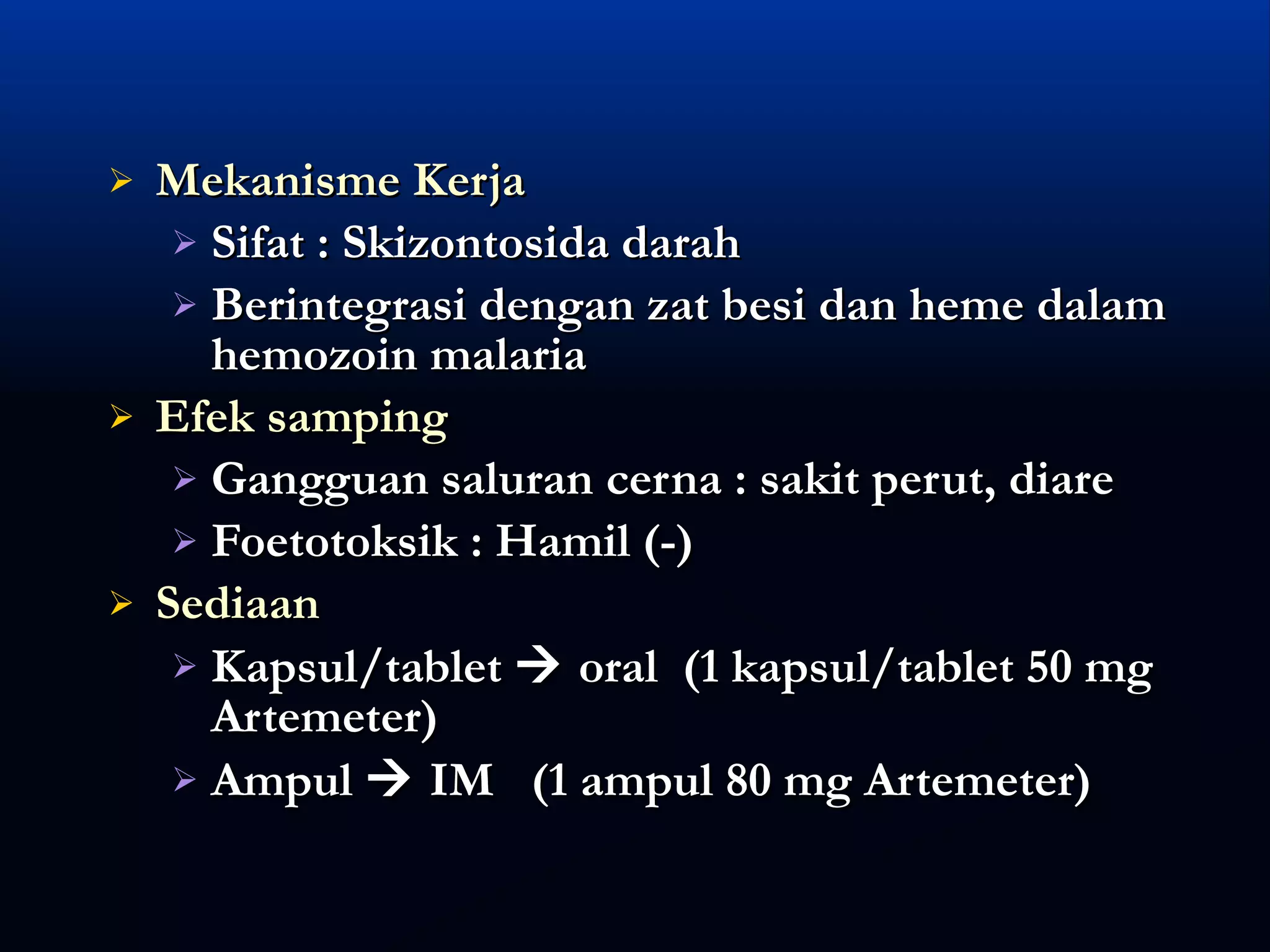 Indikator program malaria | PPT