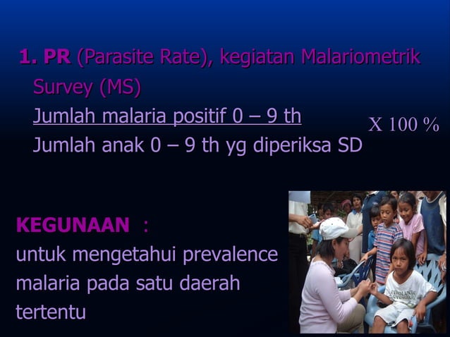 Indikator program malaria | PPT