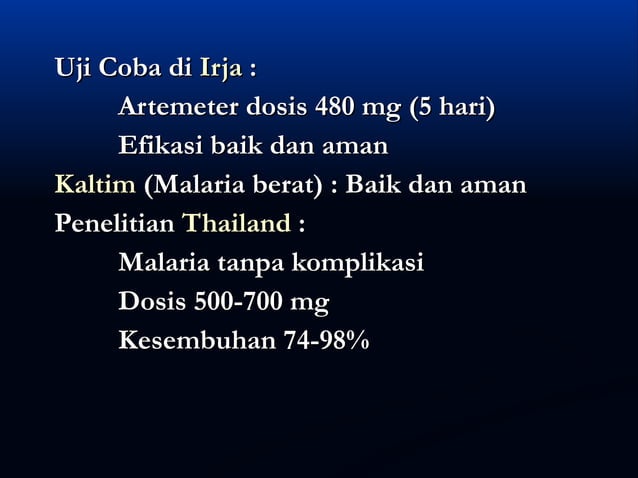 Indikator program malaria | PPT