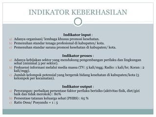 Indikator promkes | PPT