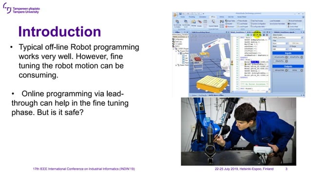 Hand gesture-based on-line programming of industrial robot manipulators | PPT