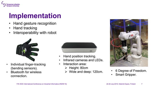 Hand gesture-based on-line programming of industrial robot manipulators | PPT