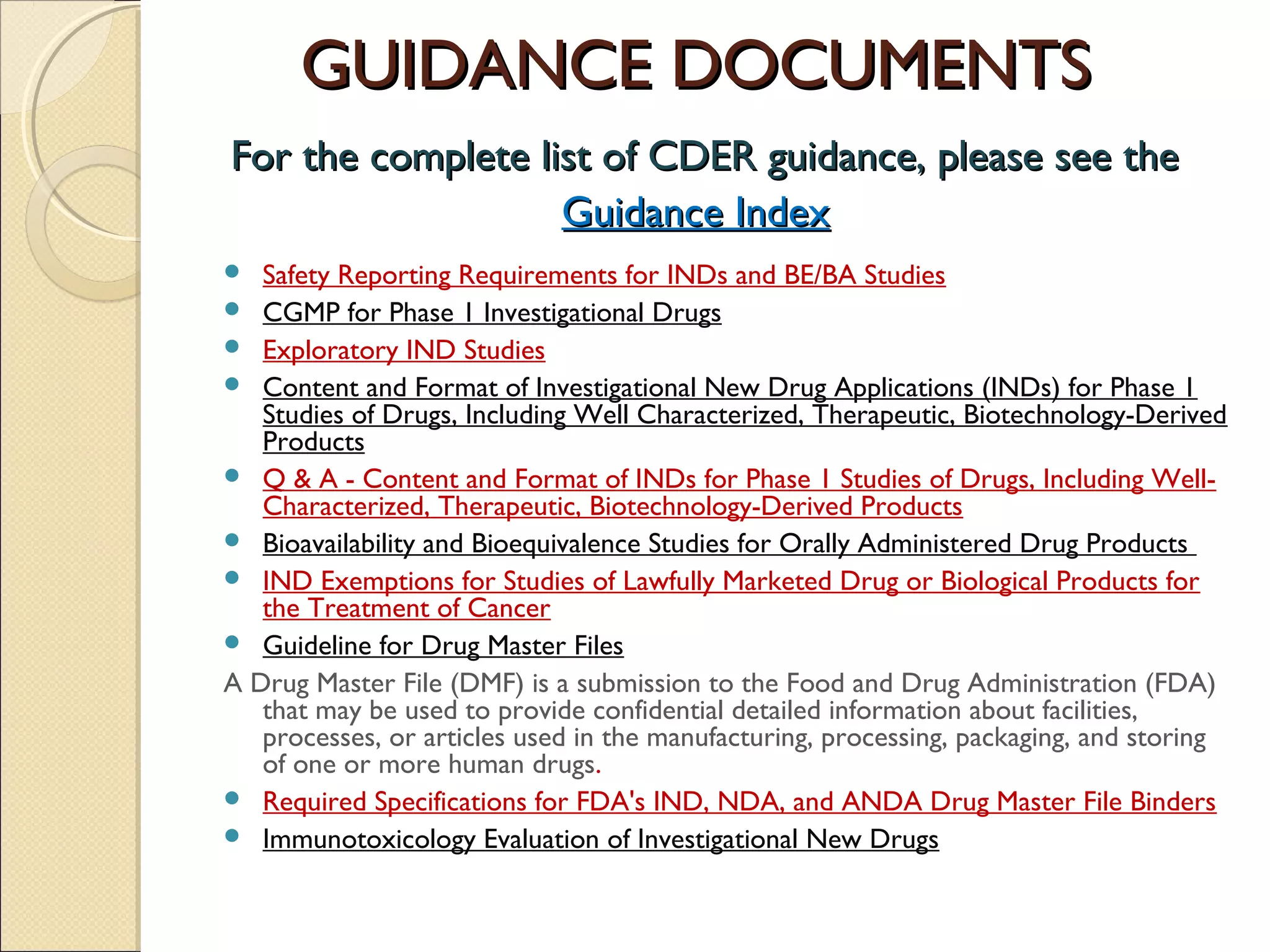 Ind (investigational new drug application) and nda | PPT