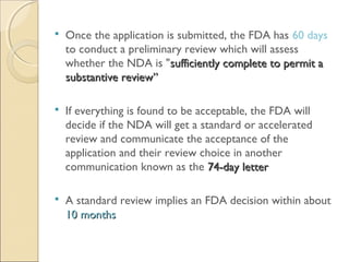 Ind (investigational new drug application) and nda | PPT