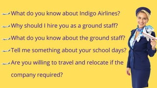 Indigo Airline Interview Question List for Fresher [Updated] | PPT
