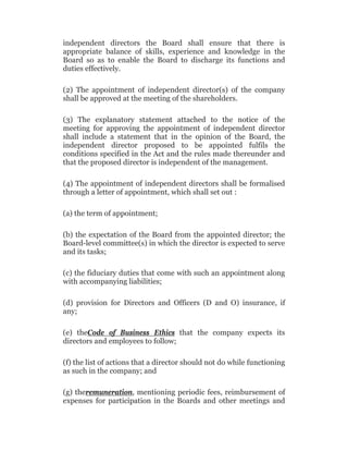 INDIPENDENT DIRECTOR | PDF