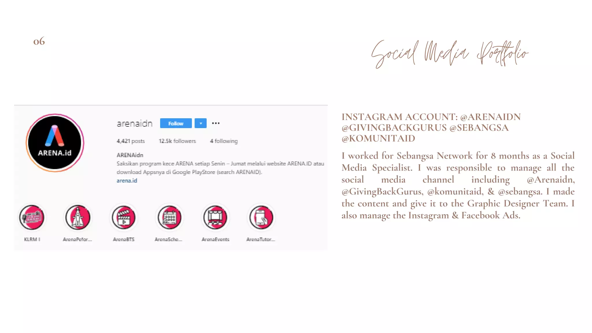 Social Media Portfolio | PDF