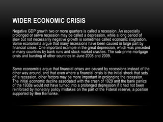 Global financial Crisis | PPTX