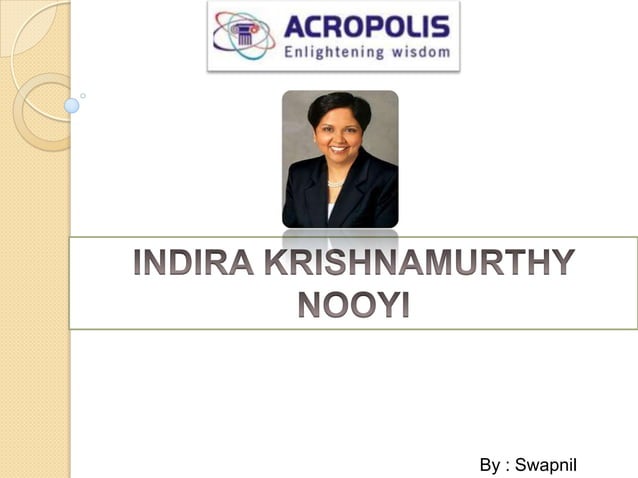 Indira nooyi | PPT